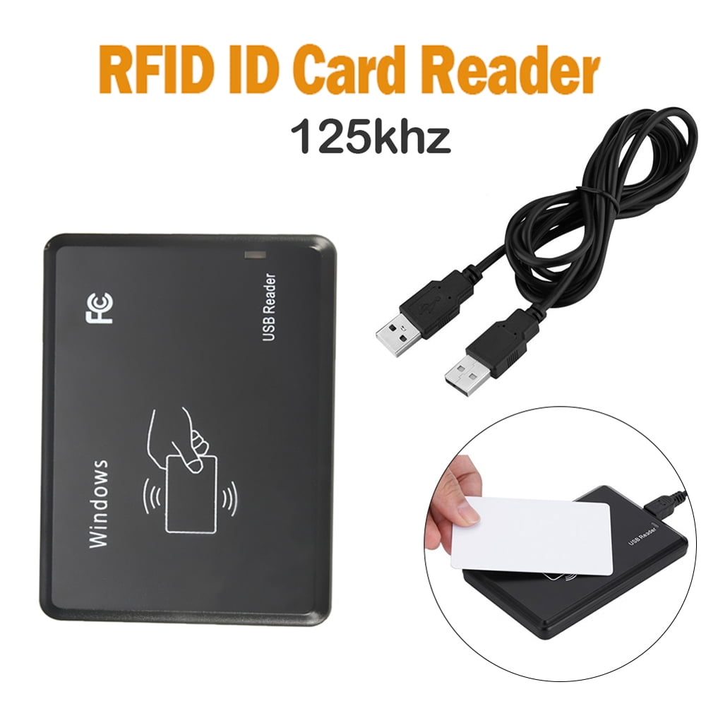Buy SENRISE 125khz RFID ID Card Reader with USB Interfce Hard Plastic ...
