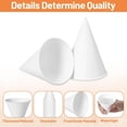 800 pieces of disposable paper cone cups, 4.5 ounces, thick, for shaved ...