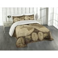 Ambesonne World Map Quilted Coverlet 3 Pcs, Historic Old Atlas, King Size, Multicolor - Walmart.com