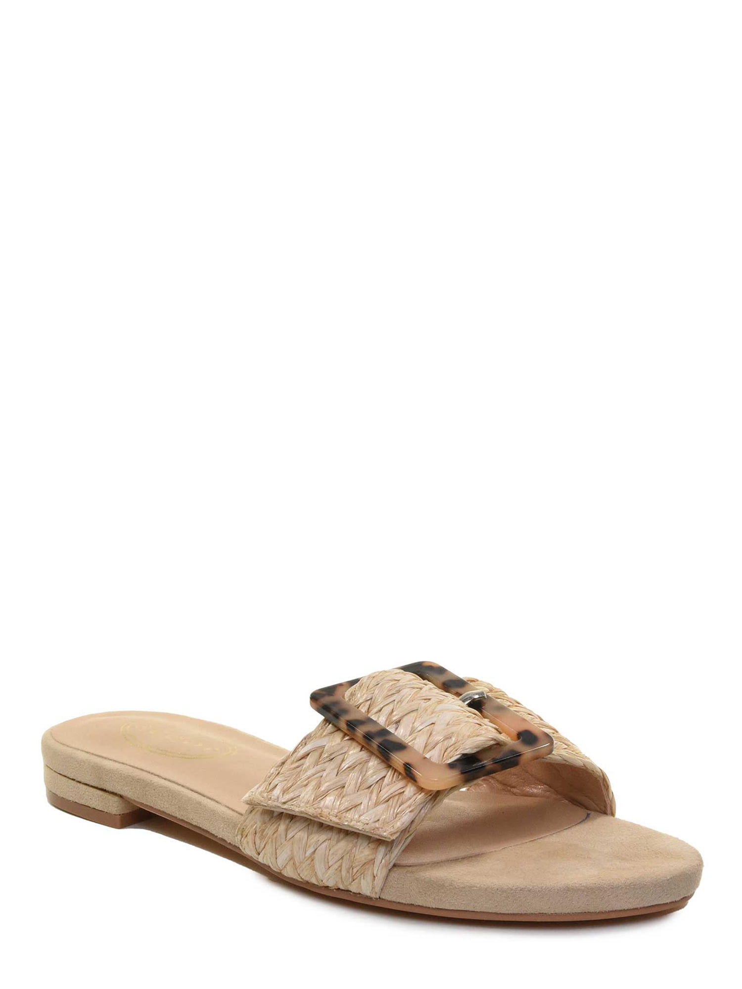 Scoop Women's Buckle Slide Sandals - Walmart.com