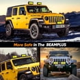 BEAMPLUS 7 Inch 144W 3600k Amber LED Fog Light fits Truck, SUV, ATV ...
