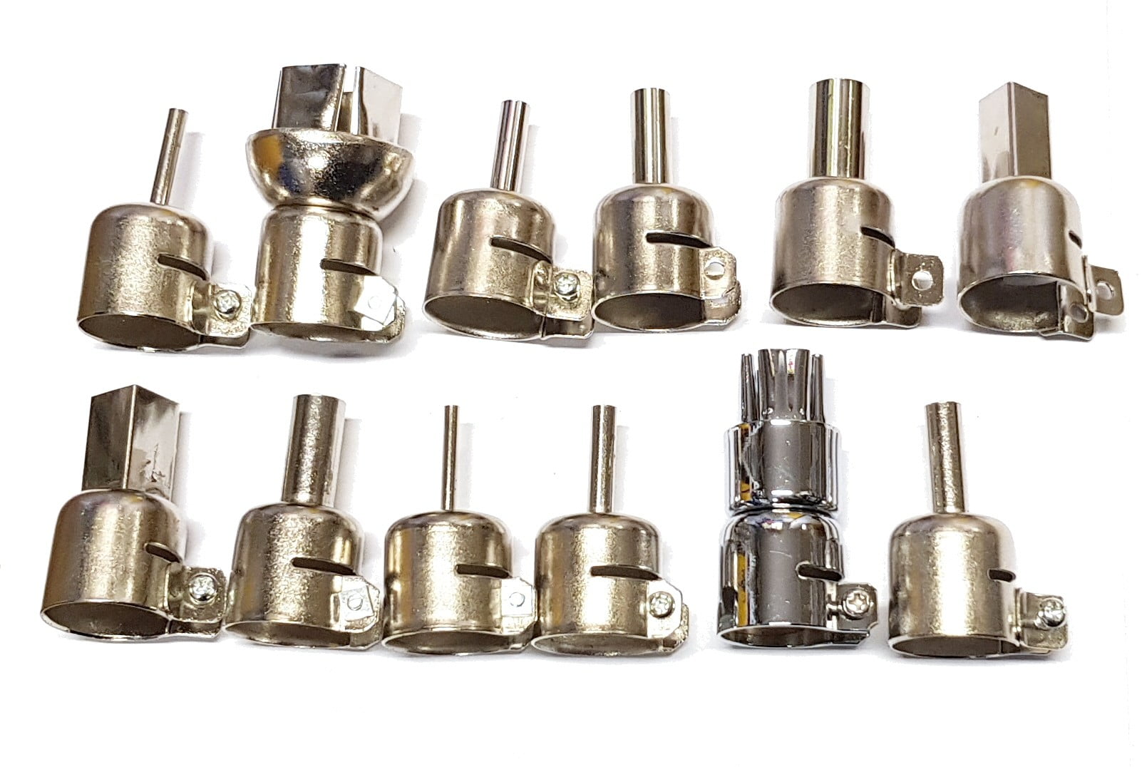 12 Piece Nozzle Set For Hot Air Rework Station - Walmart.com