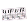 QualitChoice Piano Keyboard Learning Aid Set Chart Color Coded Chord ...