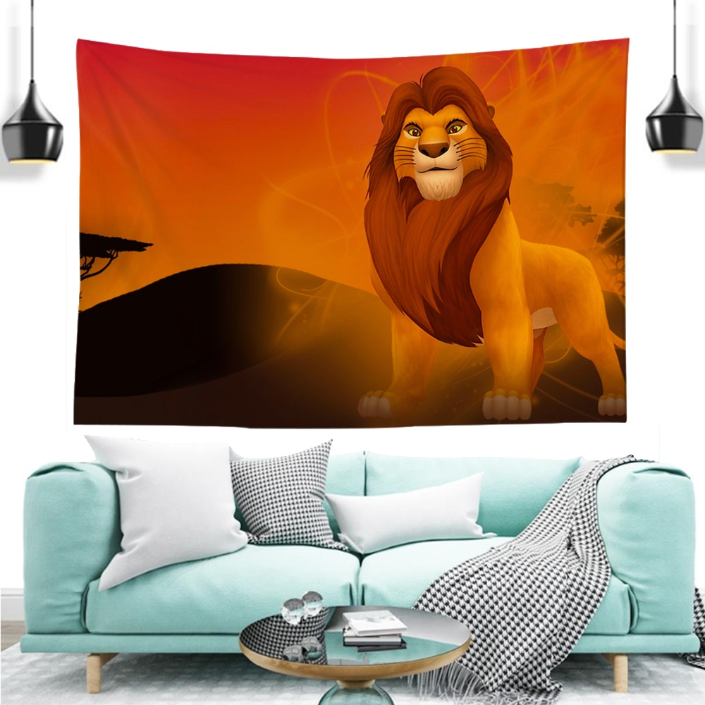 Lion King Tapestry Popular Photography Backdrops for Photo Booth Props ...