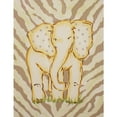 Free Shipping! Marmont Hill Tan Elephant Canvas Art by Reesa Qualia ...