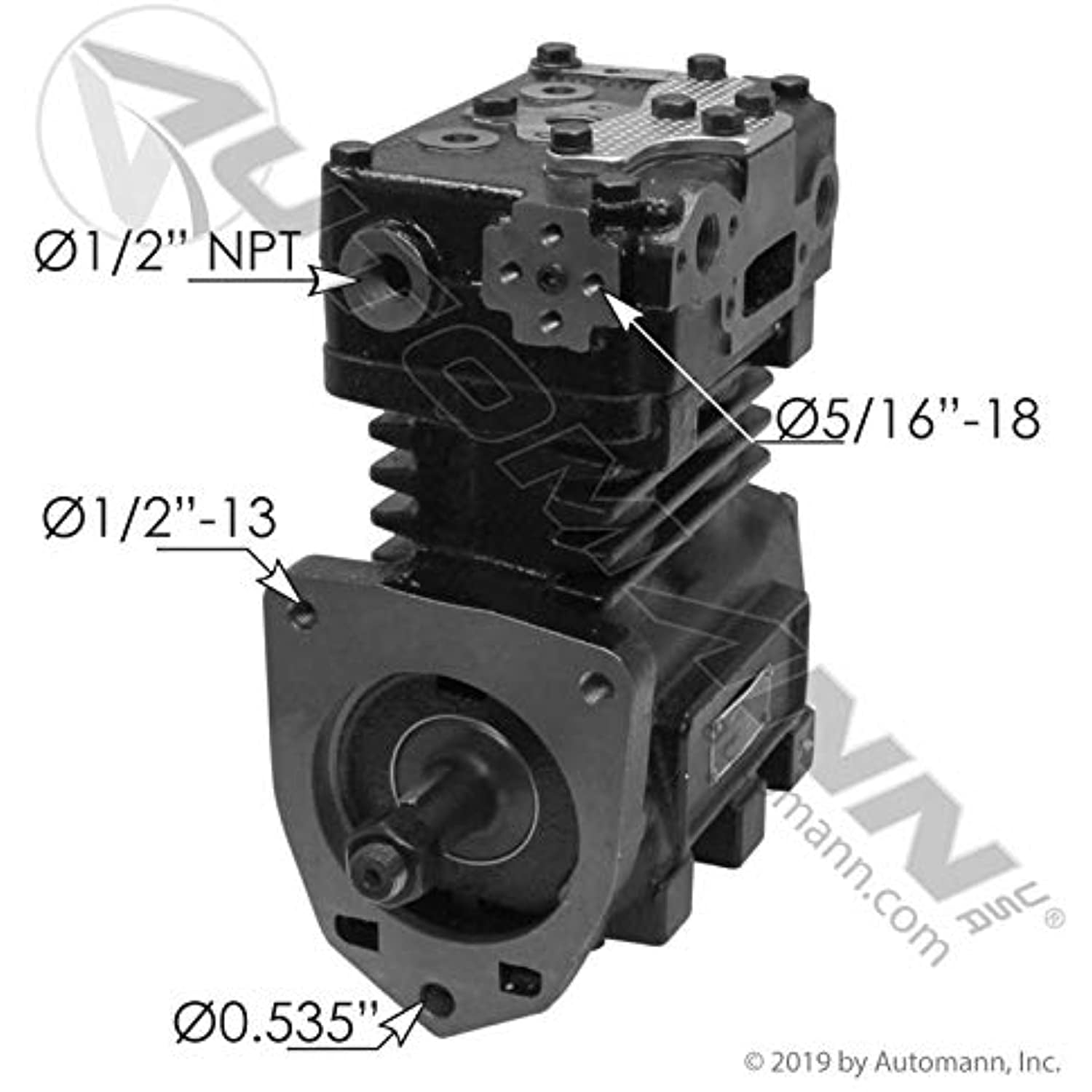 Automann Air Compressor TF550 Type - Walmart.com