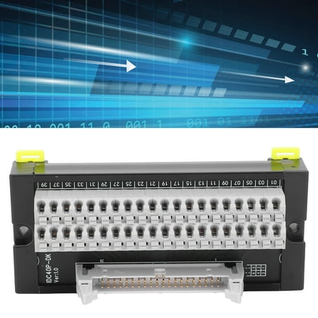 Mgaxyff Terminal Block 40 Pin Breakout DIN Rail Mounting Adapter ...