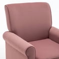 Cterwk Polyester Upholstered Armchair with Wood, Modern Accent Chair ...