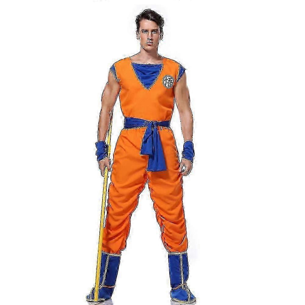 2026 Anime Son Goku Costume For Men, Adult Son Goku Roleplay Costume ...