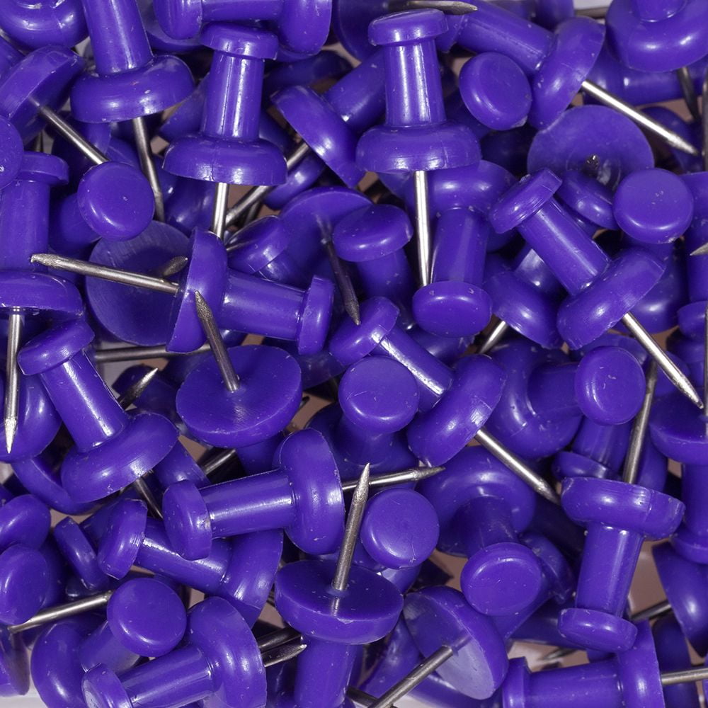Purple Push Pin