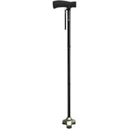 Hugo QuadPod Offset Cane with Ultra Stable Cane Tip, Ebony - Walmart.com