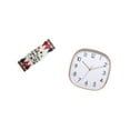 Christmas Table Runner Digital Wall Clock Farmhouse Decor Polyester ...