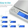 Vanelc Digital Weight Scale, Mini Pocket Size, LCD Display, 2000g x 0.1g, Silver - Walmart.com