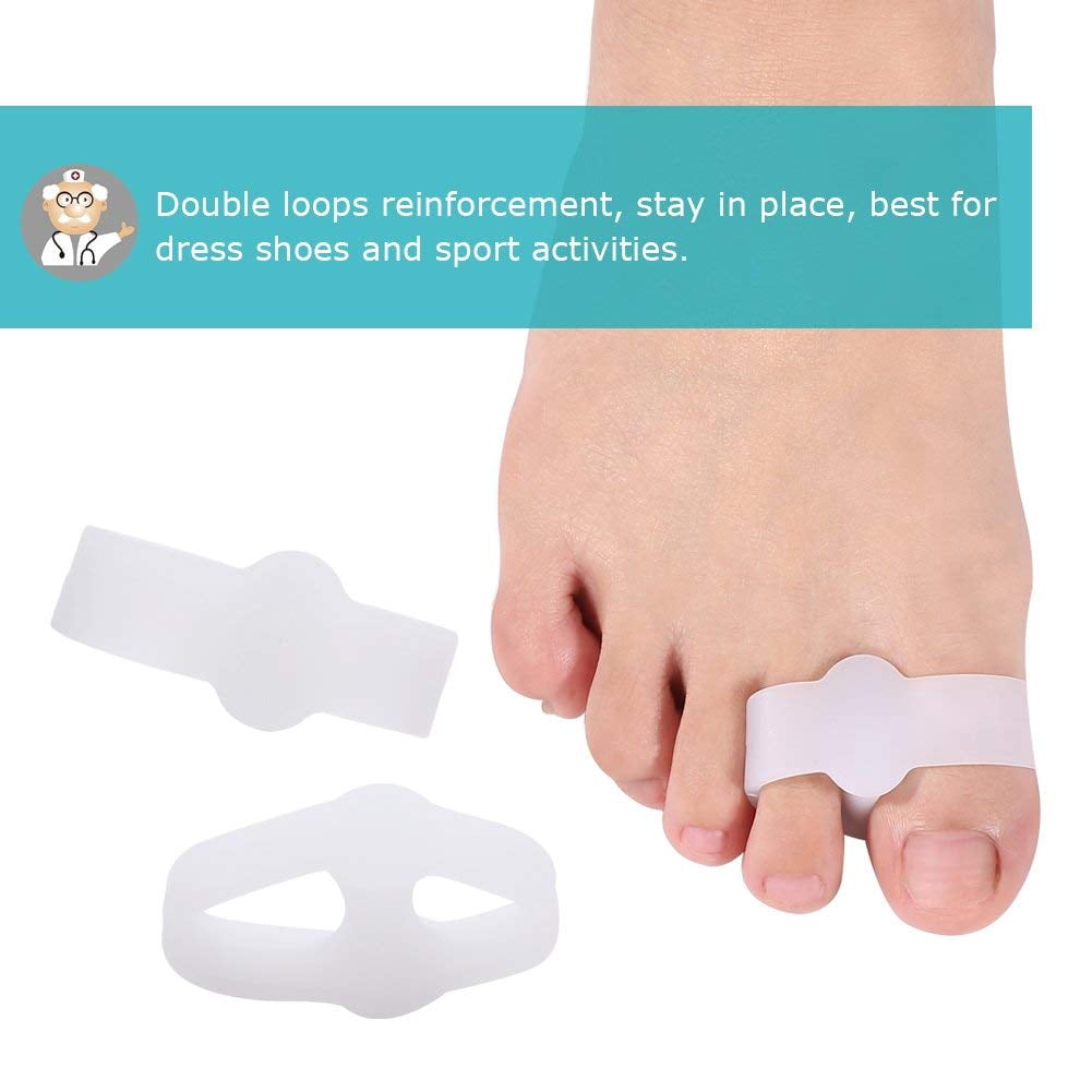 Tbest Gel Toe Separators Bunion Corrector Relief Kit, Treat Pain in ...
