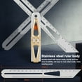 Right Angle ruler,Stainless Steel Movable T-shape Tool Stainless Steel ...