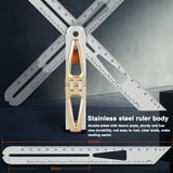 Right Angle ruler,Stainless Steel Movable T-shape Tool Stainless Steel ...