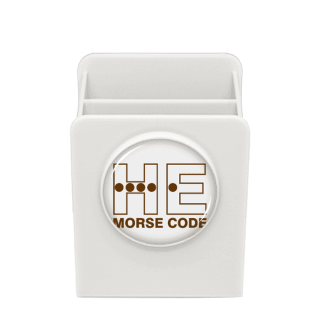 Morse Code He Point-Line Expressions Desk Pencil Holder Cup Pen ...