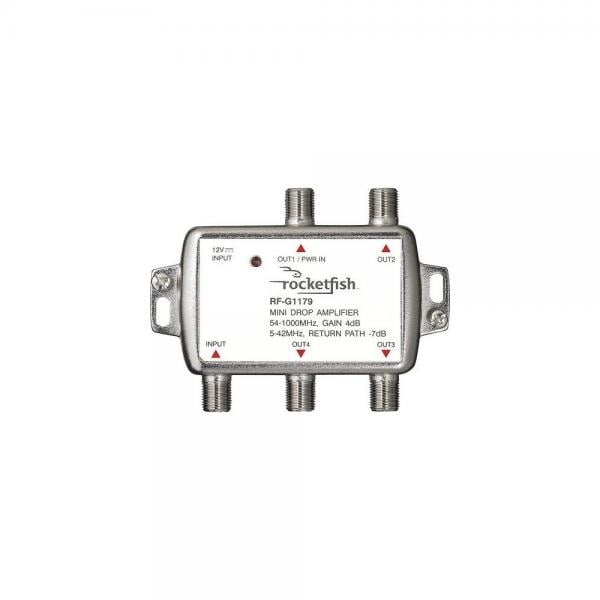 Coaxial cable amplifier bidirectional printing