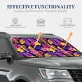 Xecao Purple Flower for Foldable Car Sun Shades (2-Pack) offer sun ...