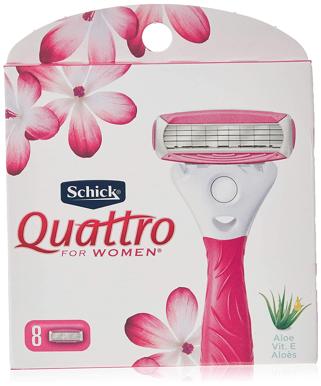 Schick Quattro for Women Ultra Smooth Razor Blade Refills Enhanced with ...