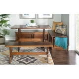 Linon Trefny Backless Corner Dining Breakfast Nook with Storage, Table ...