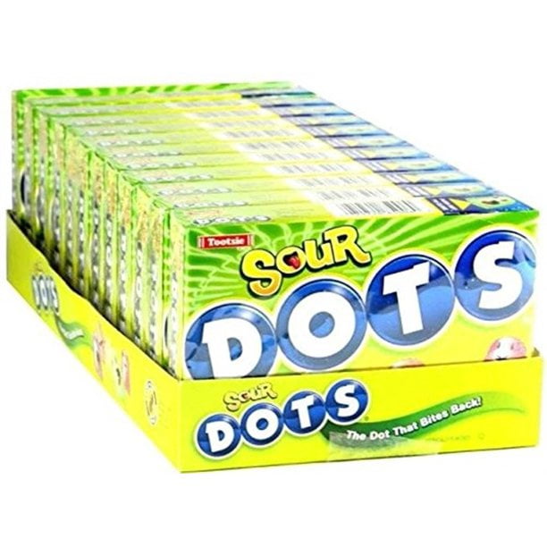 Sour DOTS Gumdrops - 6-oz. Theater Box Pack of 12 - Walmart.com
