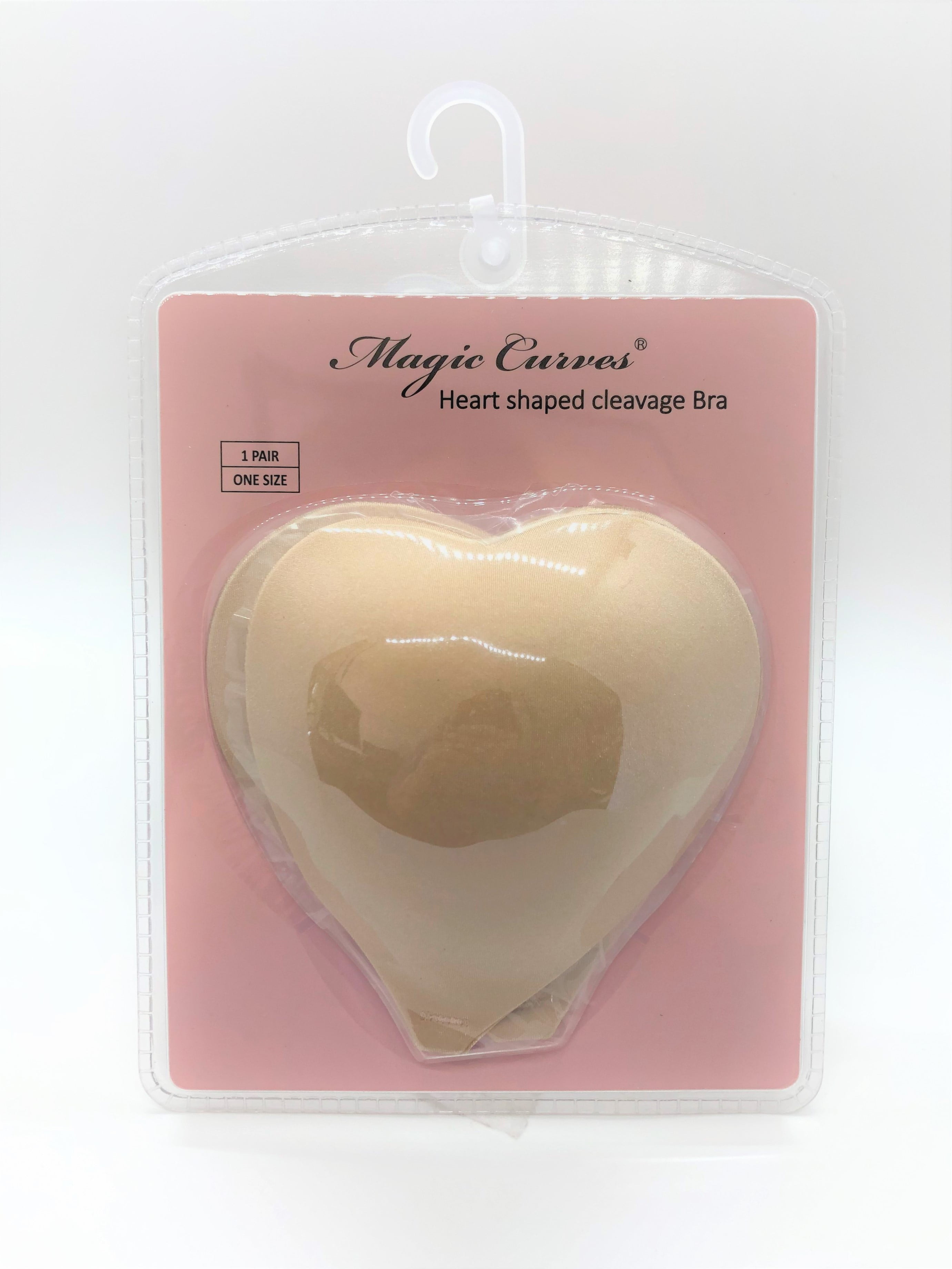 Magic Curves Heart Shaped Cleavage Bra (Nude) - Walmart.com