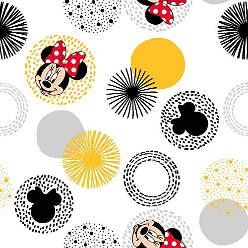 Minnie Mouse Traditonal Modern Minnie Fabric by The Yard - Walmart.com ...