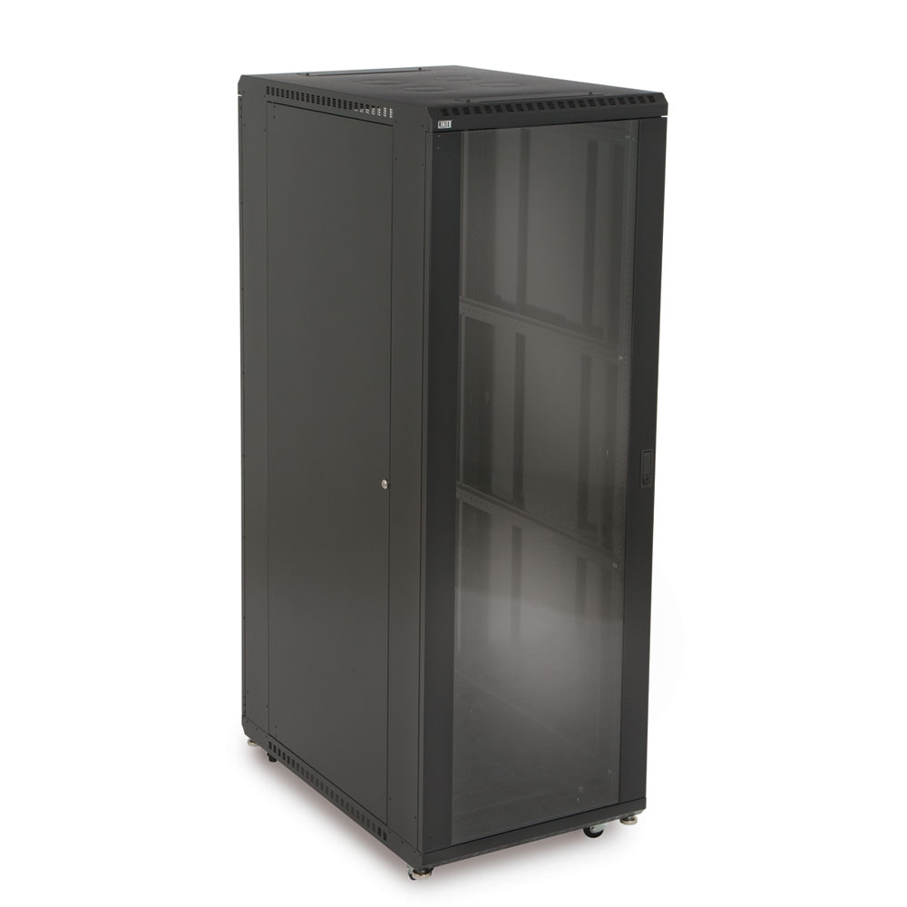 Cable Central LLC 37U Server Rack, Glass Front/Vented Rear - Walmart.com
