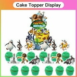 Madagascar Plates Tableware Balloons Party Supplies Cake Topper Banner ...