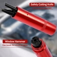 Car Safety Hammer Emergency Escape Tool One Second Window Breaker with ...
