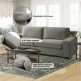 COSYJOY Living Room, Bedroom, 88.58"THREE Seater Sofa，Soft and ...