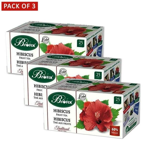 Biofix Classic Hibiscus Tea 25x2g (Pack of 3) - Walmart.ca