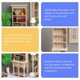 Kids Bookshelf Dollhouse Mini Bookcase Cabinet Toy Room Wood Child ...