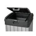 Keter Rockford 38 Gallon Resin Outdoor Kitchen Trash Can Duotech ...