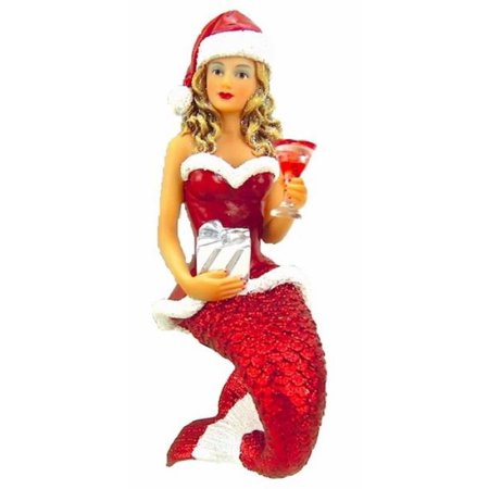Santa Baby Two Mermaid Christmas Holiday Ornament 6.75 Inches - Walmart.com