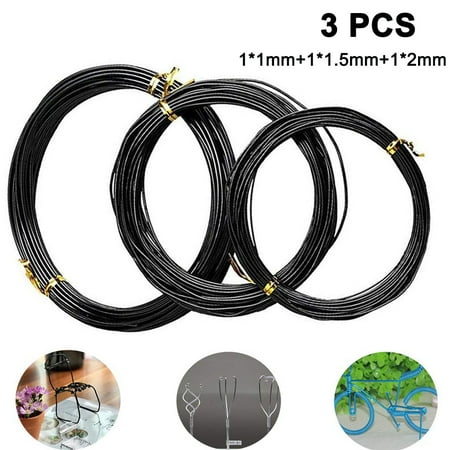 3pack Bonsai Wire Bonsai Tree Training Wires Anodized Aluminum Crafting ...