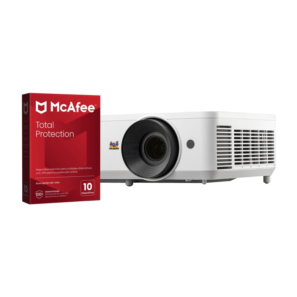 KIT PROYECTOR VIEWSONIC PA700X XGA 4500 LUMENES + ANTIVIRUS MCAFEE ...
