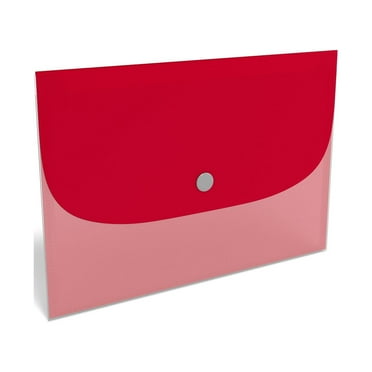 TRU RED Plastic Filing Zip Envelopes with Zipper Closure Check Size ...