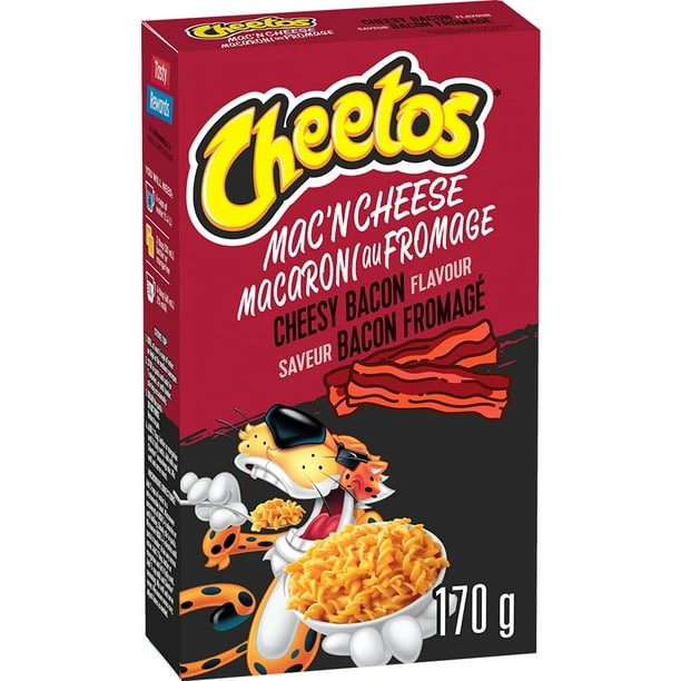 Cheetos Mac 'N Cheese Cheesy Bacon Flavour Pasta with Sauce, 170 g ...