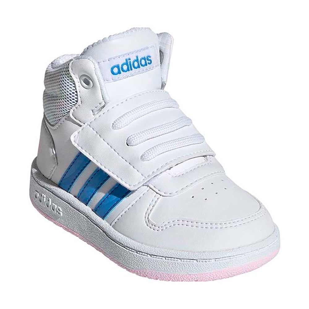 Tenis Adidas Niños HOOPS MID 2.0 Blanco EE8550 | Bodega Aurrera en línea