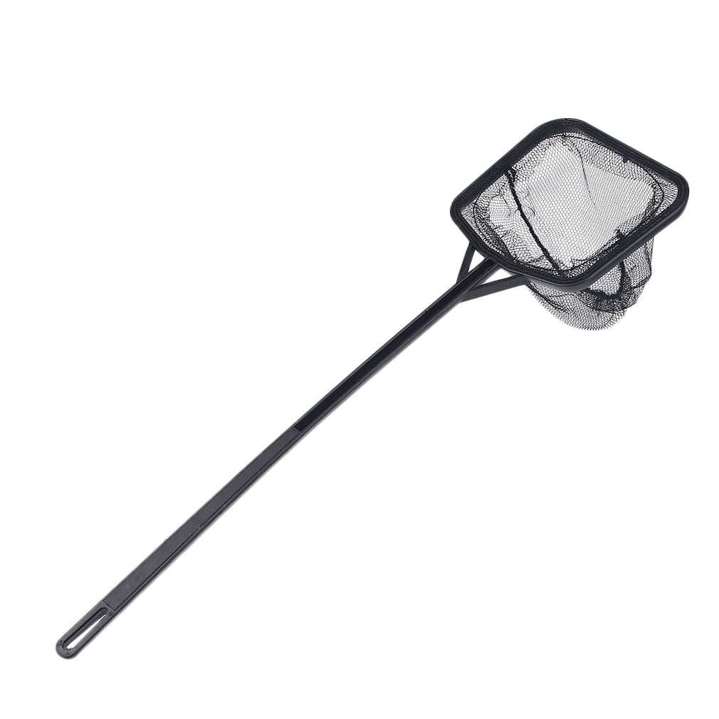 Portable Long Handle Square Aquarium Fish Tank Fishing Net Landing Net ...