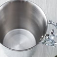 Alasum Plated Silver Wine Bucket with Elegant Deer Head Design Polished ...