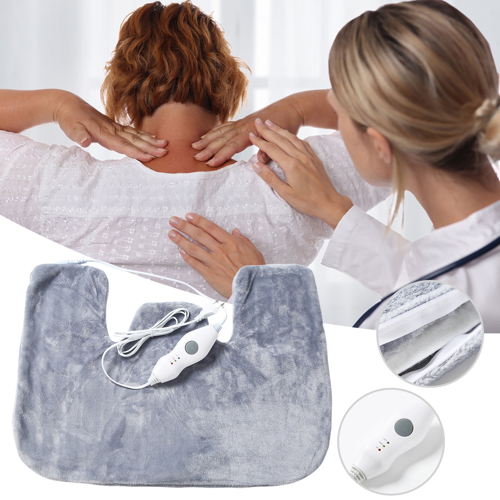 Click here for Niceme_cnd Soft Blanket heating Shawl Neck Heating... prices