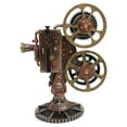 Drevy Design Steampunk Projector Statue Cold Cast Resin Antique Bronze ...