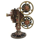 Drevy Design Steampunk Projector Statue Cold Cast Resin Antique Bronze ...