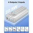 49800mAh Portable Charger, 22.5W Fast Charging Power Bank Built in ...