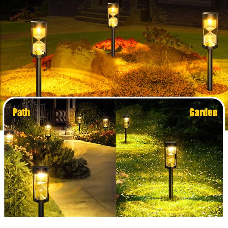 Amber Led Solar Pathway Lights Amazon.com : Lytmi Solar Lights Outdoor