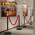 Free Shipping! SPECSTAR Stainless Steel Stanchion Post Queue, with 2 ...