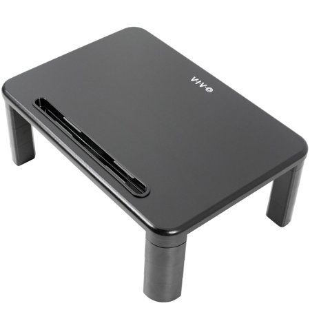 VIVO Height Adjustable Monitor & Laptop Stacked Desk Riser Tabletop ...